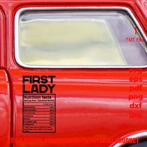 First Lady Facts Shirt Vector Design, Sign, Idea Gift, Sign Svg, PNG ...