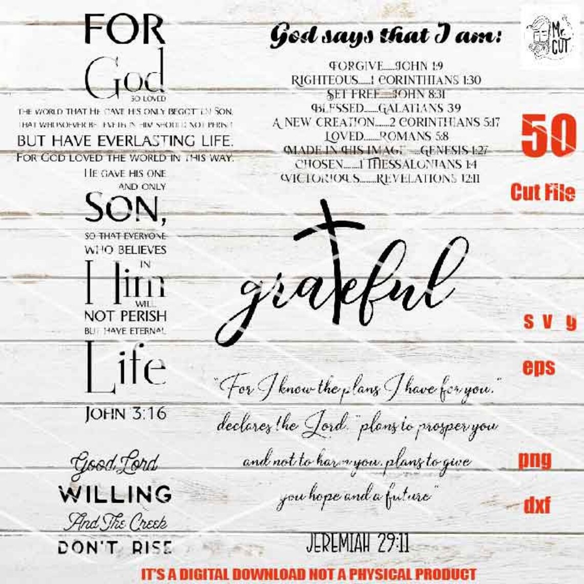 Religious Quotes Bundle 50 Cut Files Religious Quotes Vector - Etsy