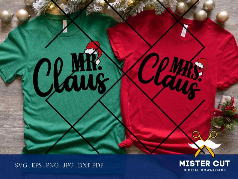 Mr Claus Svg Mrs Claus Svg Funny Christmas Svg Christmas - Etsy