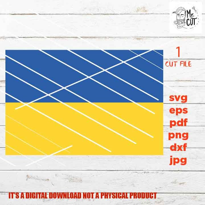 Ukrainian Flag SVG DXF Ukraine Flag Family Roots Svg | Etsy