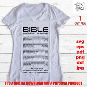 Bible Emergency Numbers SVG, Sign Vector Design, Png High Resolution ...