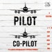 Pilot and Co-pilot SVG, Best Friends Svg, Png High Resolution ...