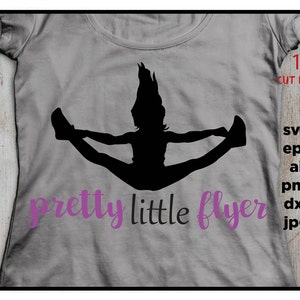 Pretty Little Flyer Cheerleading Cheer SVG Instant - Etsy