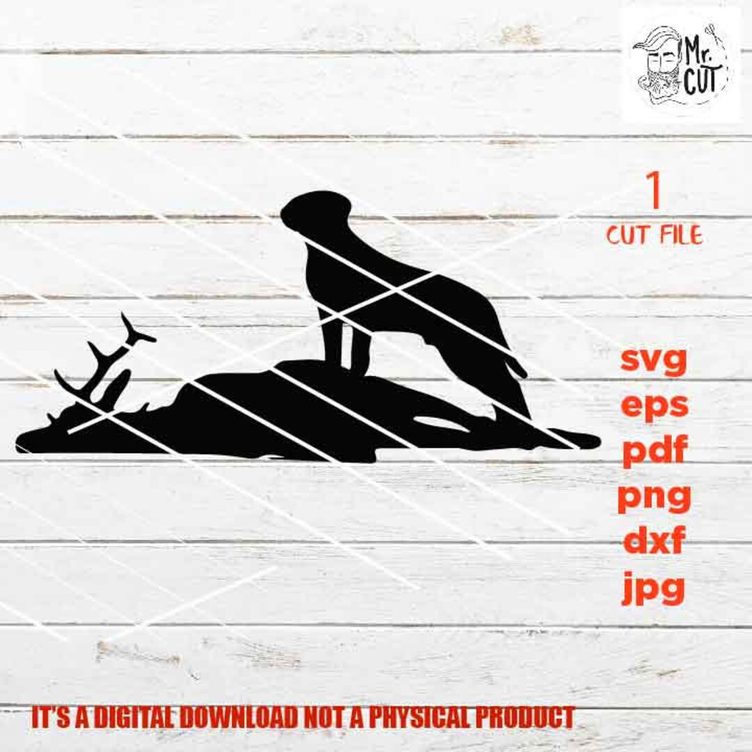 Hound Hunting Deer Svg, Hunt Ign Svg, Adventure Decal SVG, PNG, Dxf ...