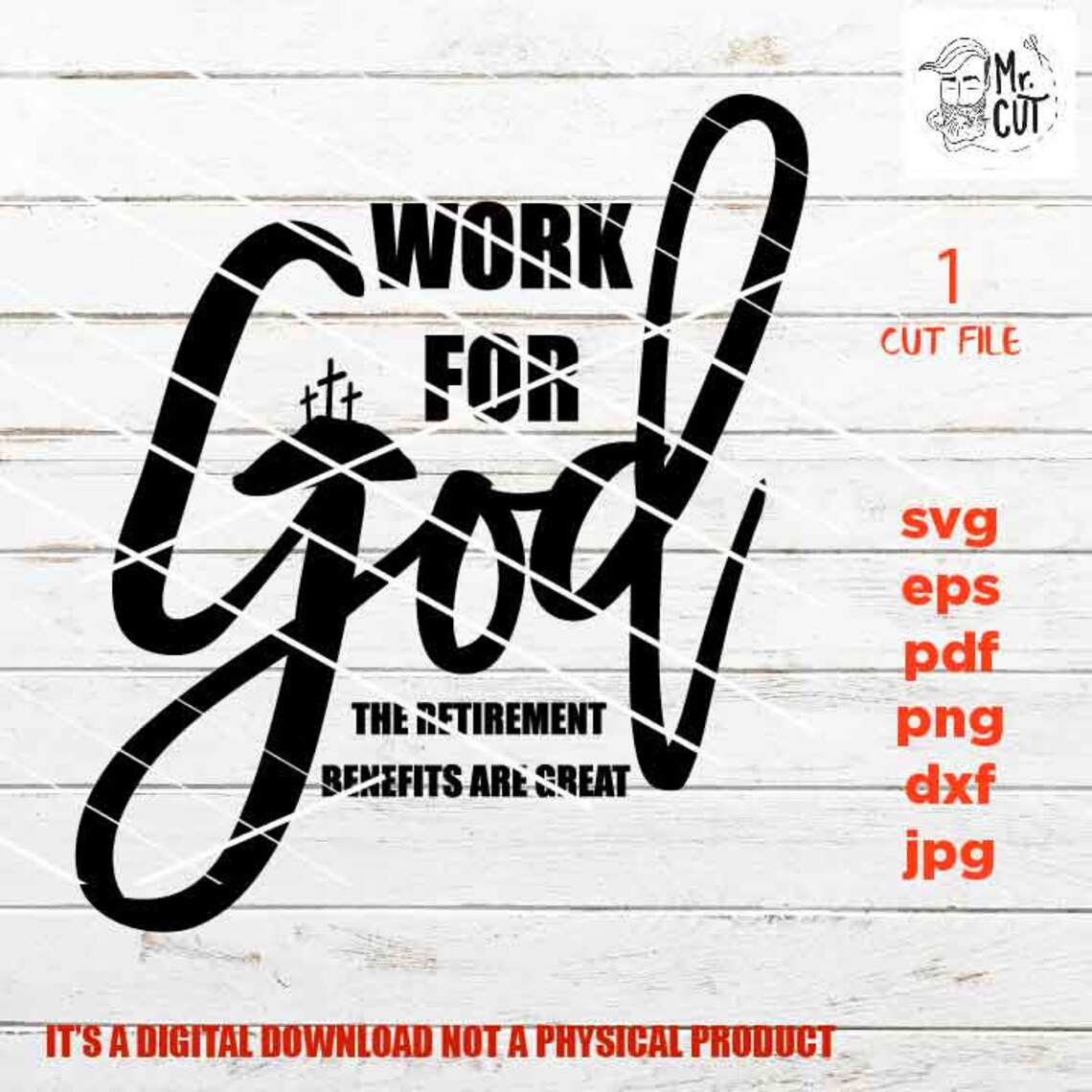 Work for God Svg Retirement Benefits Svg Shirt Vector - Etsy