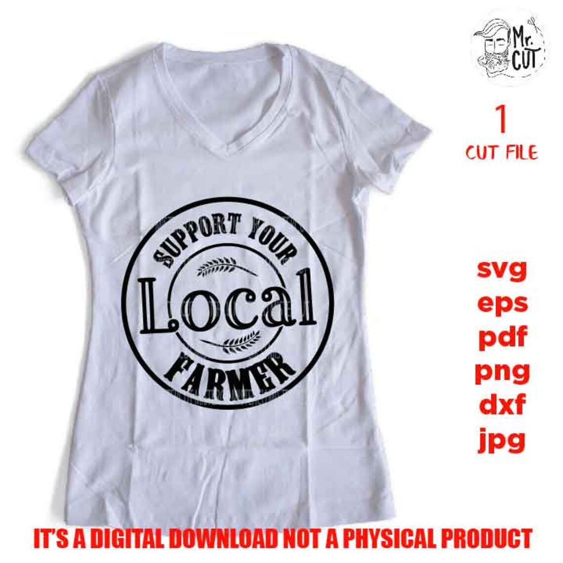 Support Your Local Farmer Home Sign Vector Design Dxf Eps - Etsy