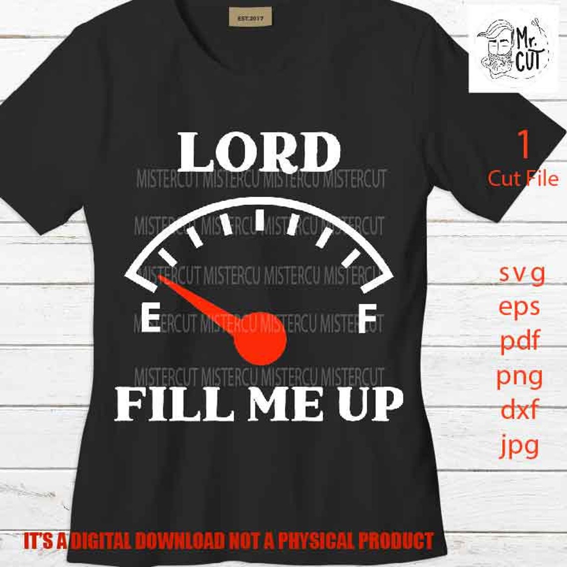 Lord Fill Me up Svg Gas Gauge Svg Christian Svg Dxf Eps - Etsy