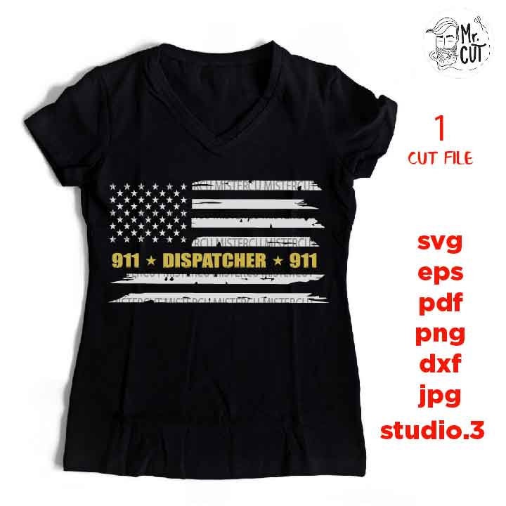 Dispatcher Flag Dispatcher 911 Flag Thin Yellow Line Flag - Etsy