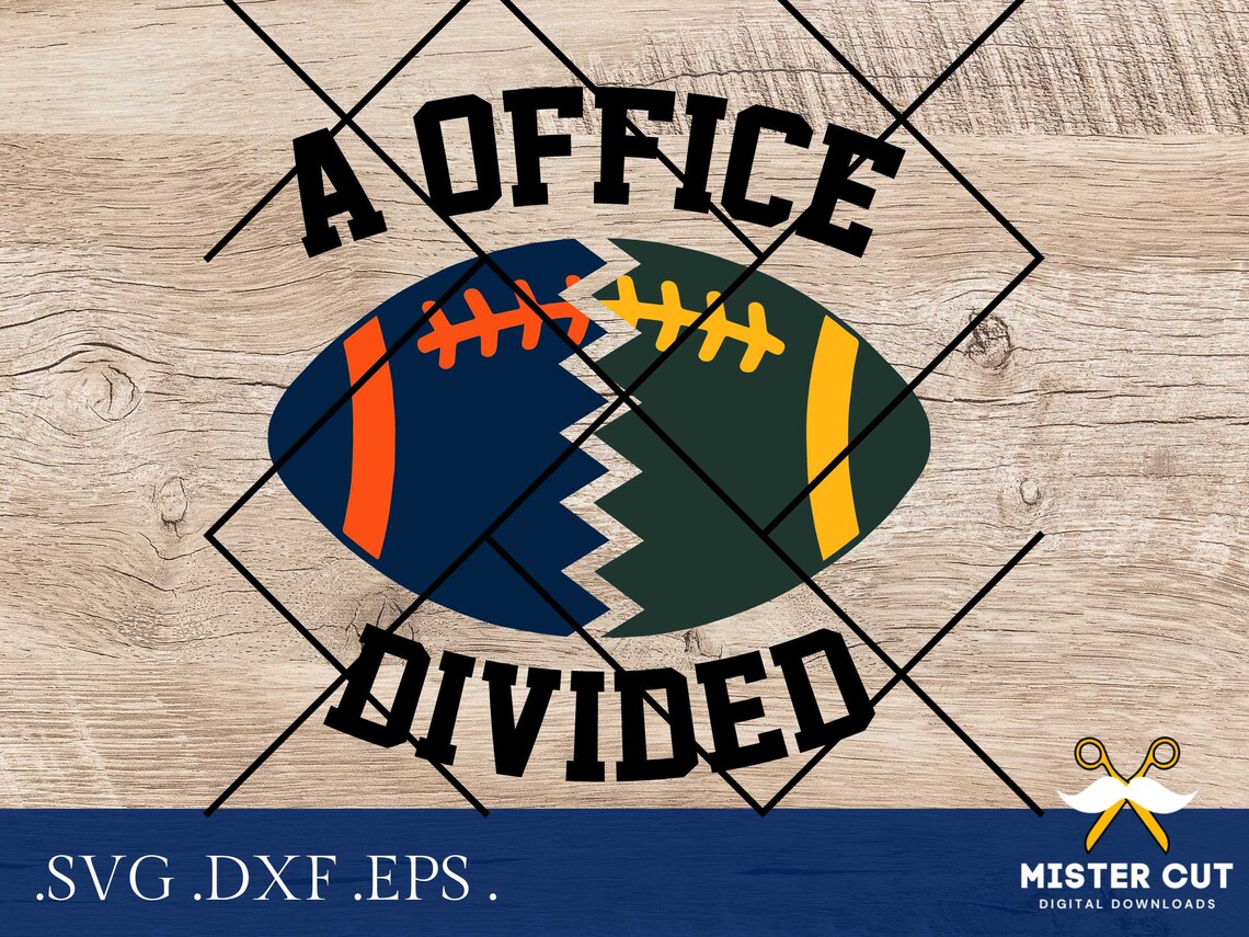 Svg Files a Office Divided Svg Football SVG Dxf Eps Cut - Etsy