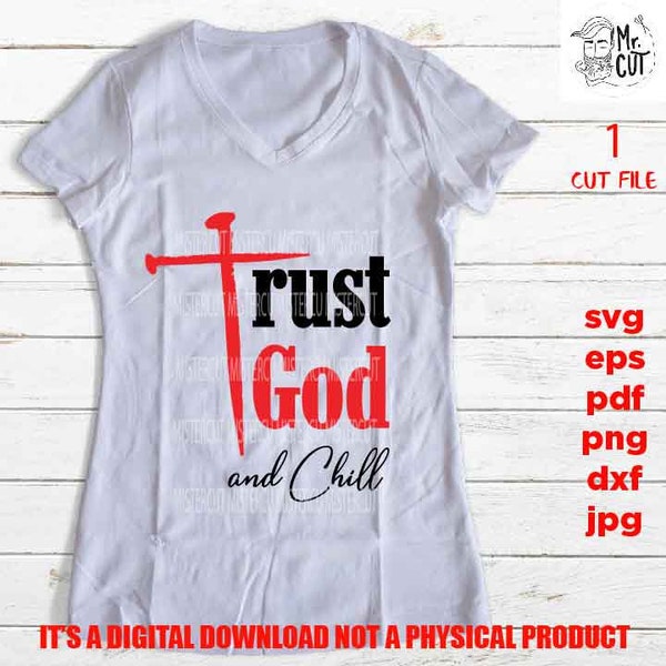 Trust God Sign - Etsy