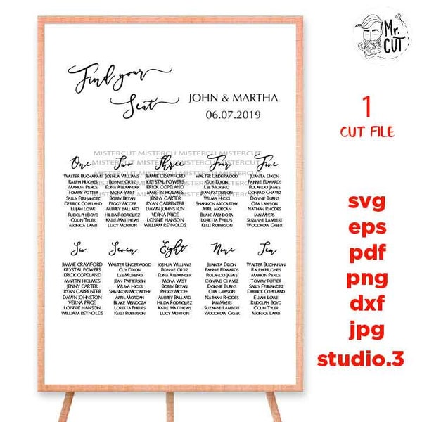 Find Your Seat - Etsy