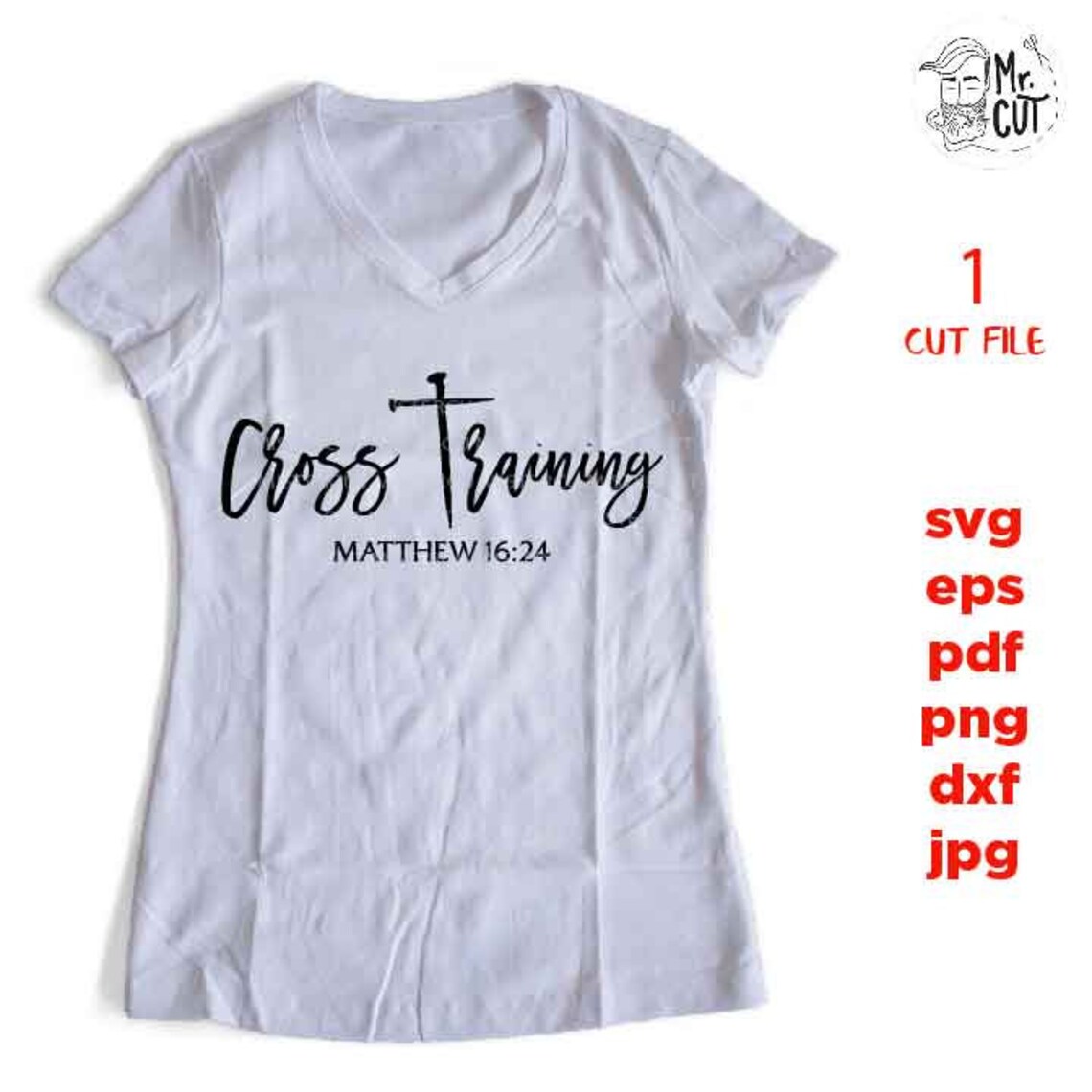 Cross Training CUT File Cross Svg Christian Faith Nails - Etsy