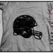 Football Helmet SVG Cut File Distressed Football Svg DXF Cut - Etsy