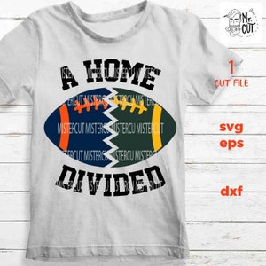 Svg Files, a House Divided Svg, Football, SVG, Dxf, Eps, Cut File ...