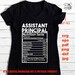 Assistant Principal Shirt Vector Design, Sign Svg, School Idea Gift ...