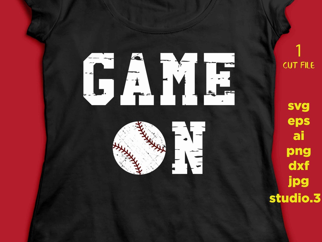 Baseball Distressed SVG PNG, Dxf, Jpg Paper Transfer, Cricut Silhouette ...