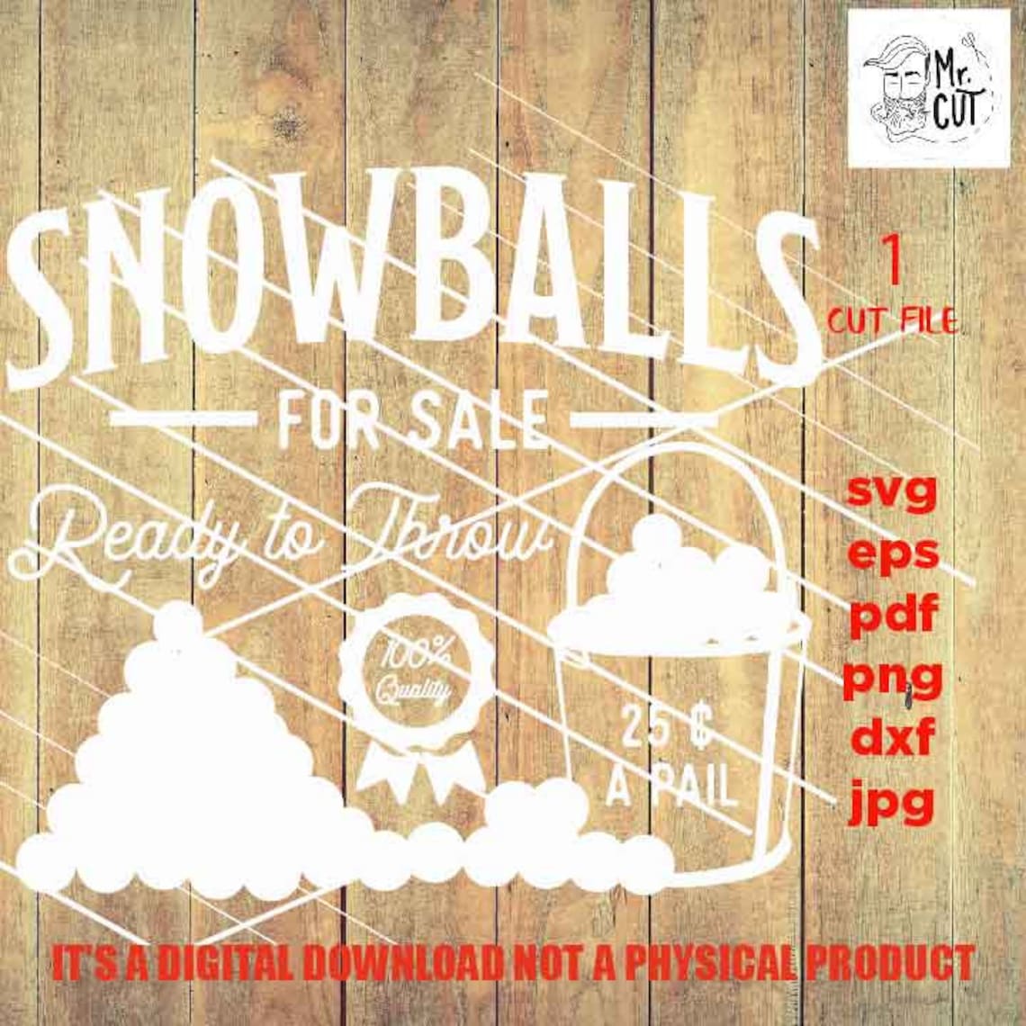 Snowballs for sale Svg Rustic winter sign Home Decor and | Etsy