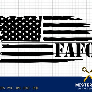 Svg Files, F.A.F.O. USA Flag Svg, Png, SVG, DXF, Dxf, Pdf, Cut File ...