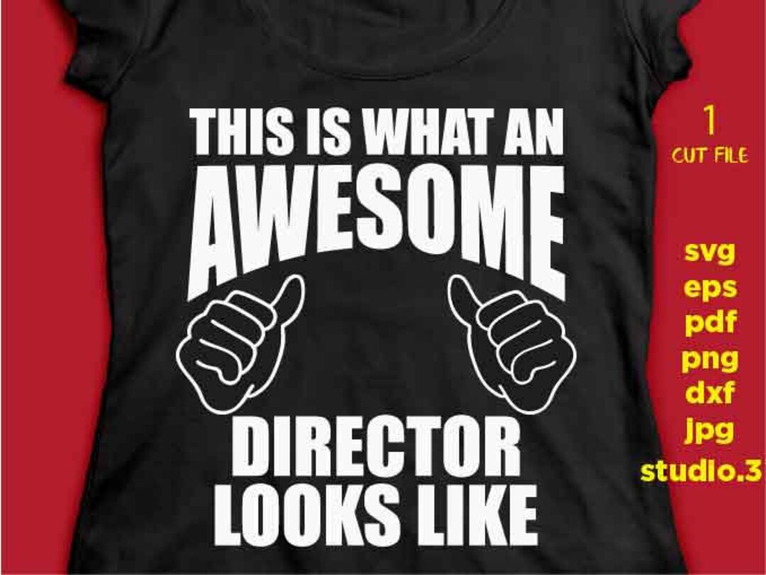 This is What an Awesome Director Looks Like, Boss Tee Shirt Svg ...
