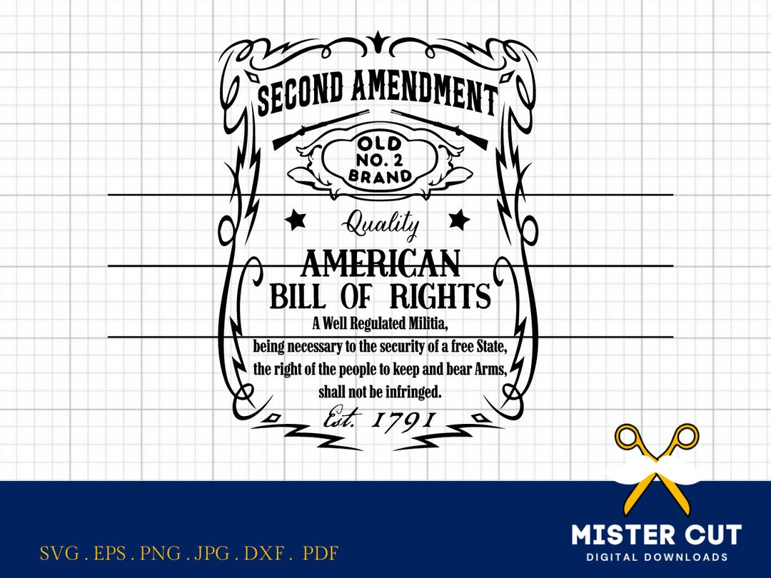 Second Amendment SVG, Funny Shirt Vector, Right to Bear Arms, Parody ...
