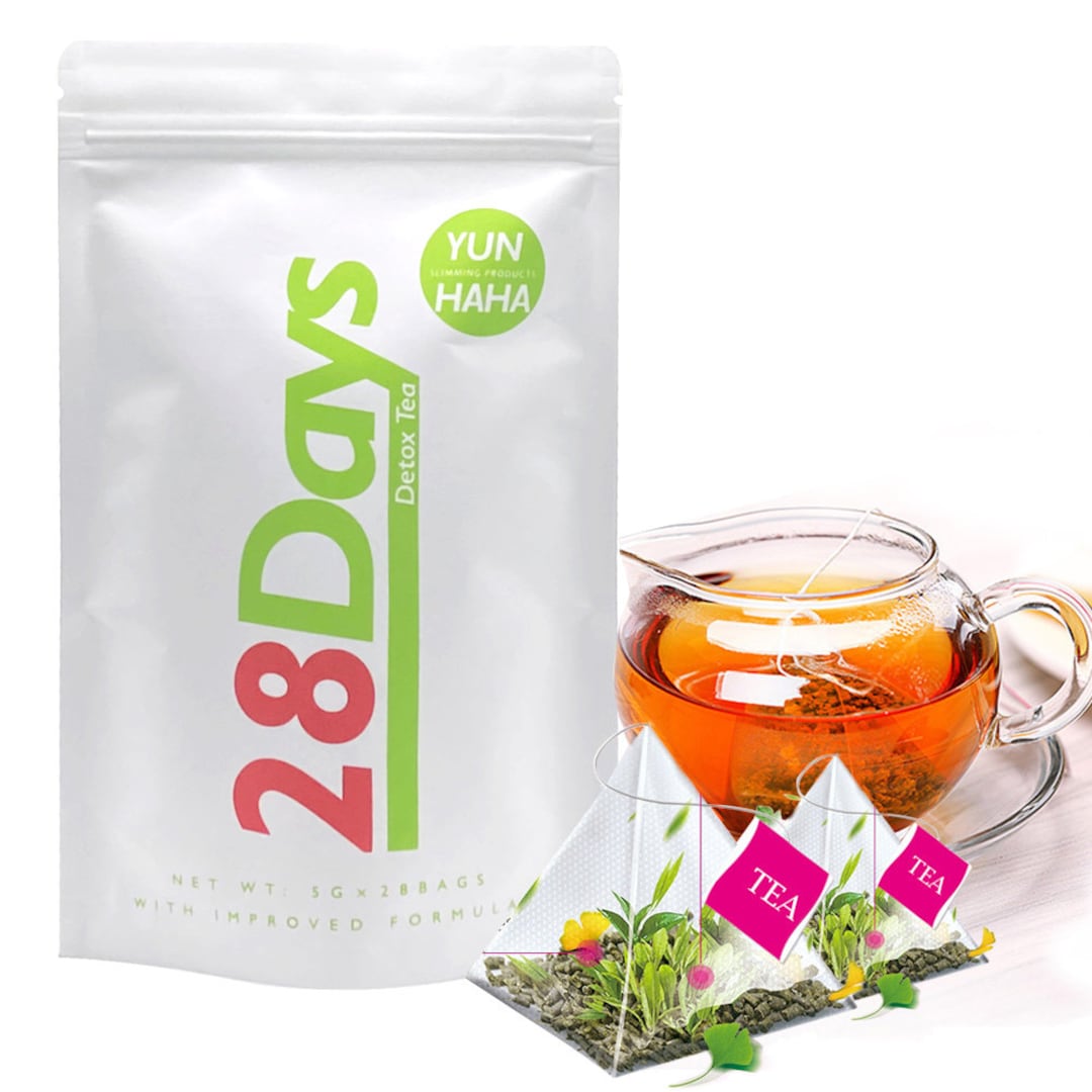 2 Pack Organic 28 Day Detox Tea Bags for Weight Loss and Belly Fat ...