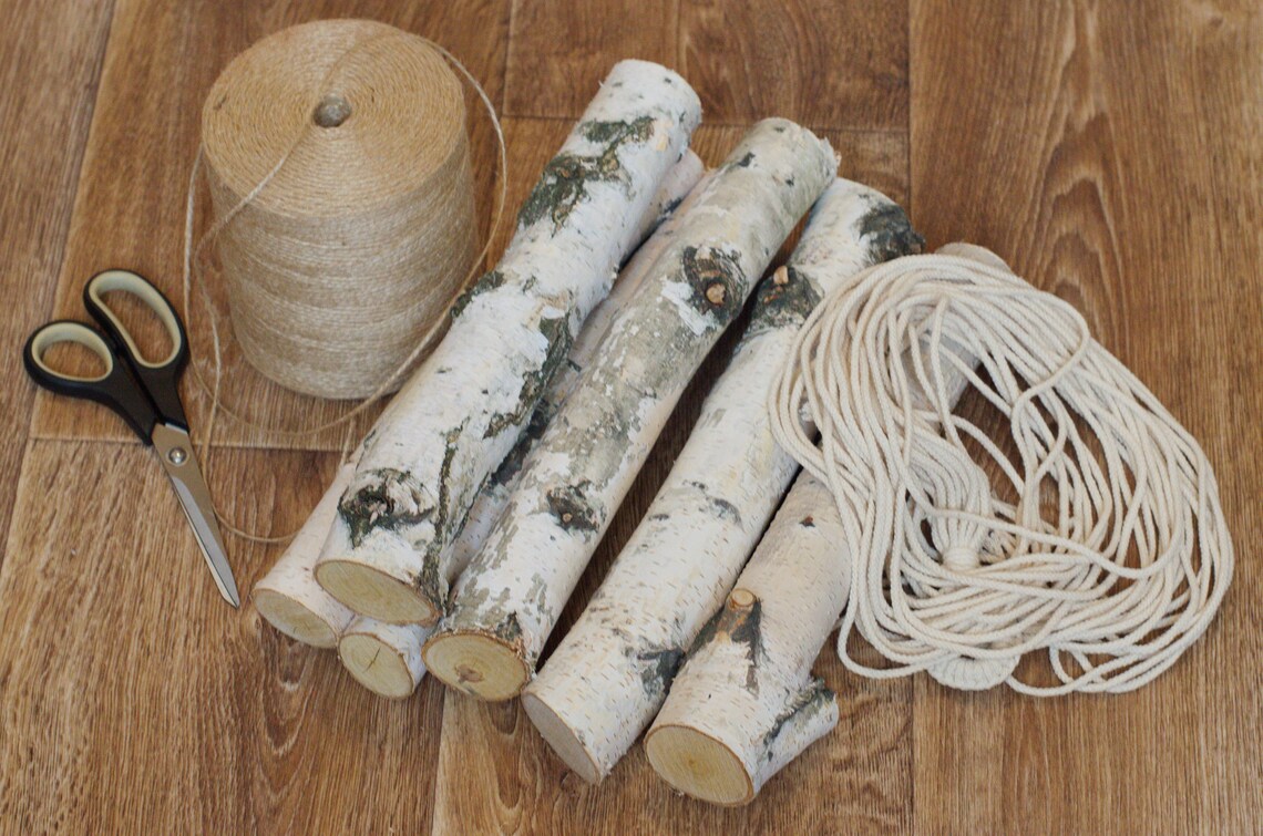 6 Wood Stick, Birch Branches, Birch Logs, Birch Sticks, White Birch ...