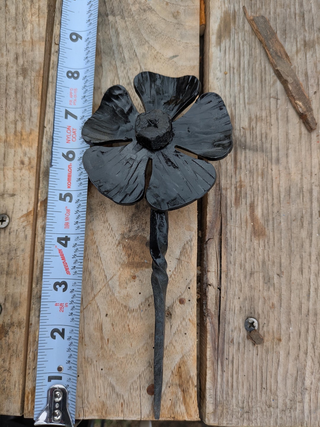 Hand Forged Flower - Etsy