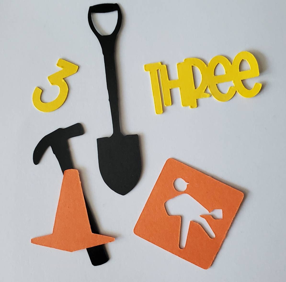 Construction Themed Paper Confetti - Etsy