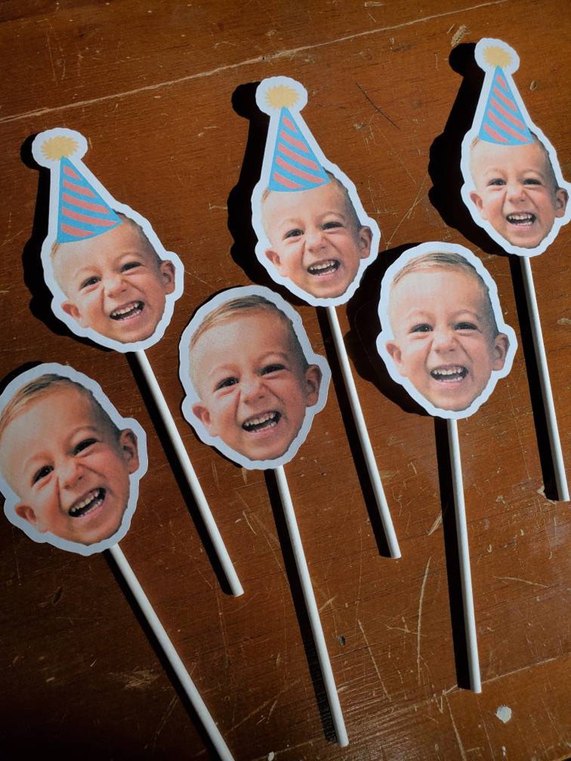 Face Cards, Stickers, or Cupcake Toppers - Etsy