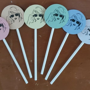 Taylor Swift Cupcake Toppers - Etsy