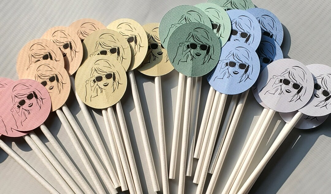 Taylor Swift Cupcake Toppers - Etsy