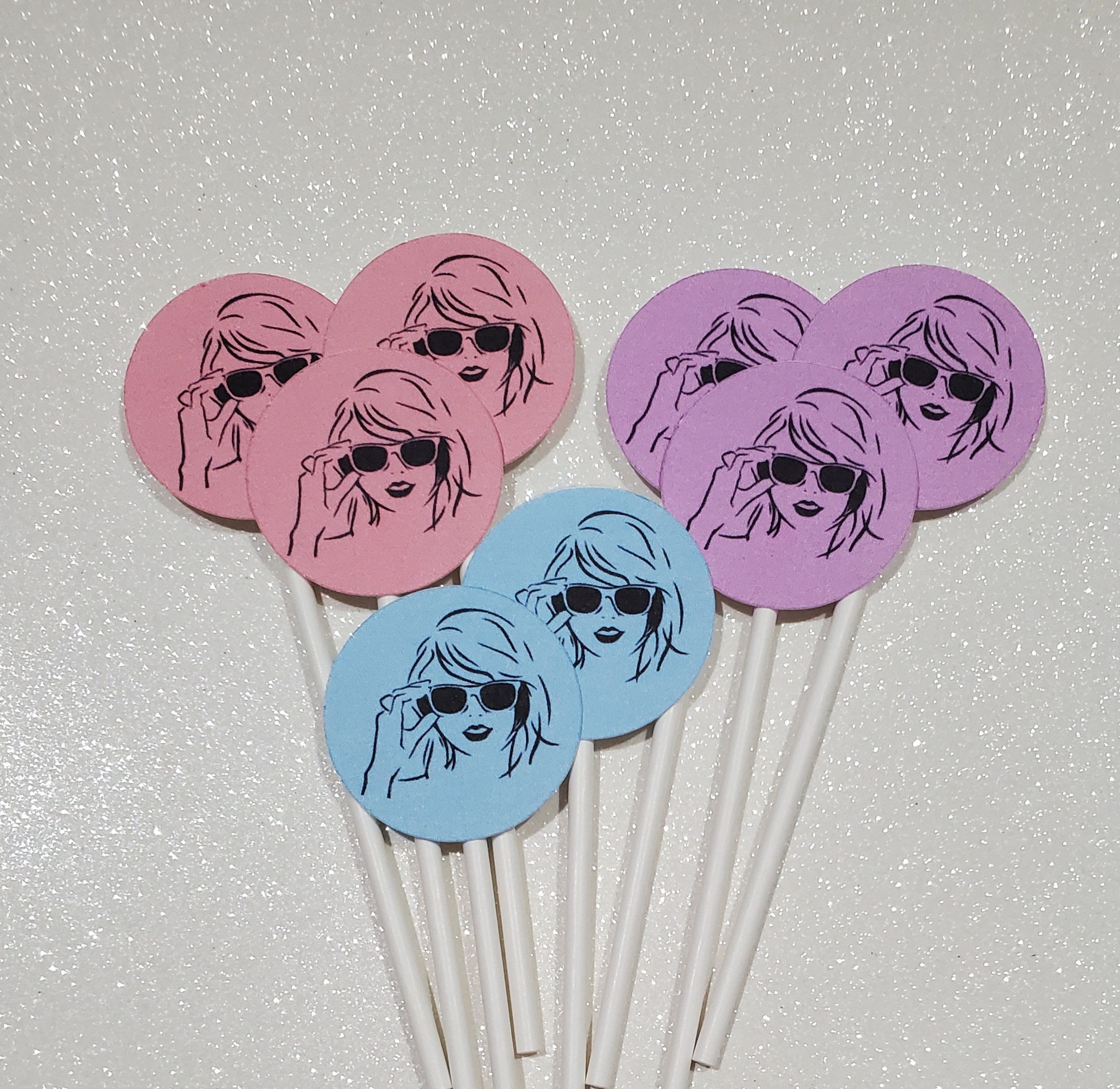 Taylor Swift Cupcake Toppers - Etsy