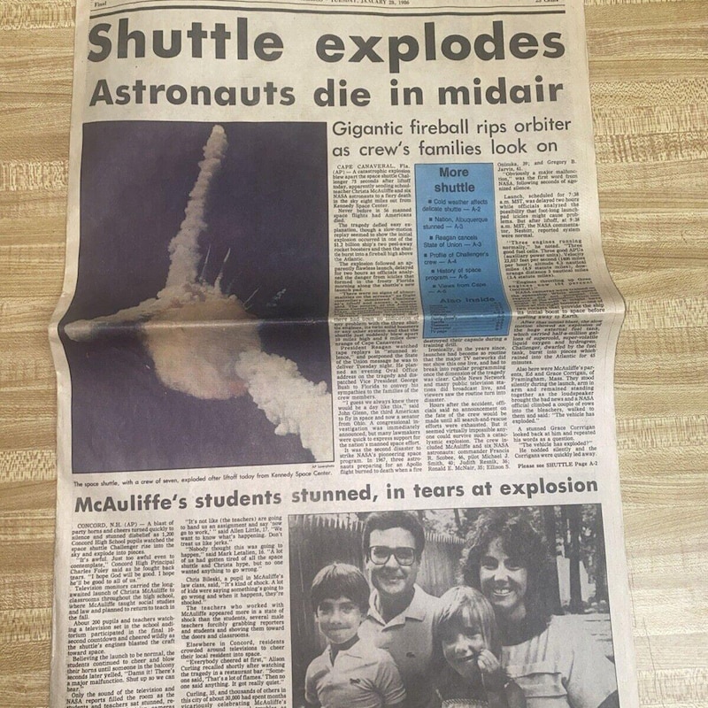 The Challenger Newspaper - Etsy