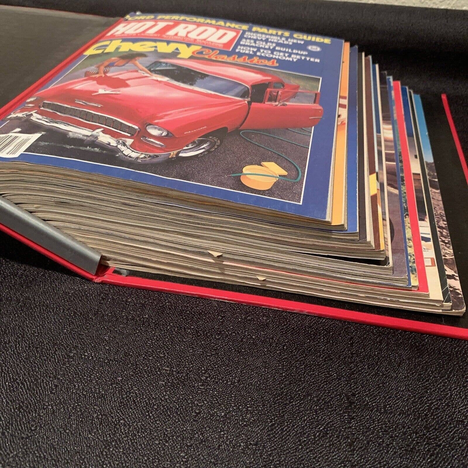 Lot of 12 Full Year of 1981 Hot Rod Magazine in Original Red Hot Rod ...