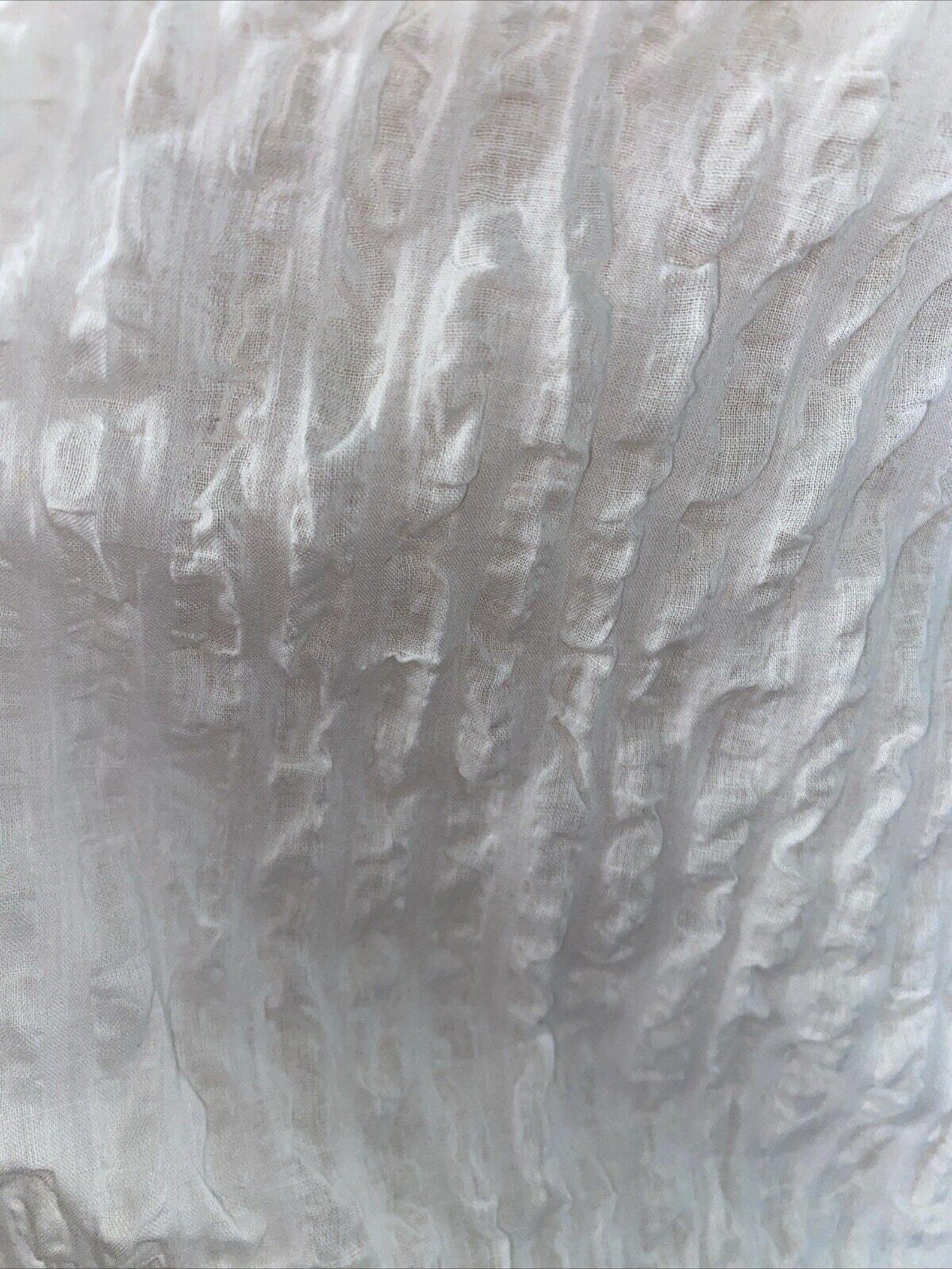 Vintage 50s Wondermaid Women's White Seer Sucker Full Length Cotton ...