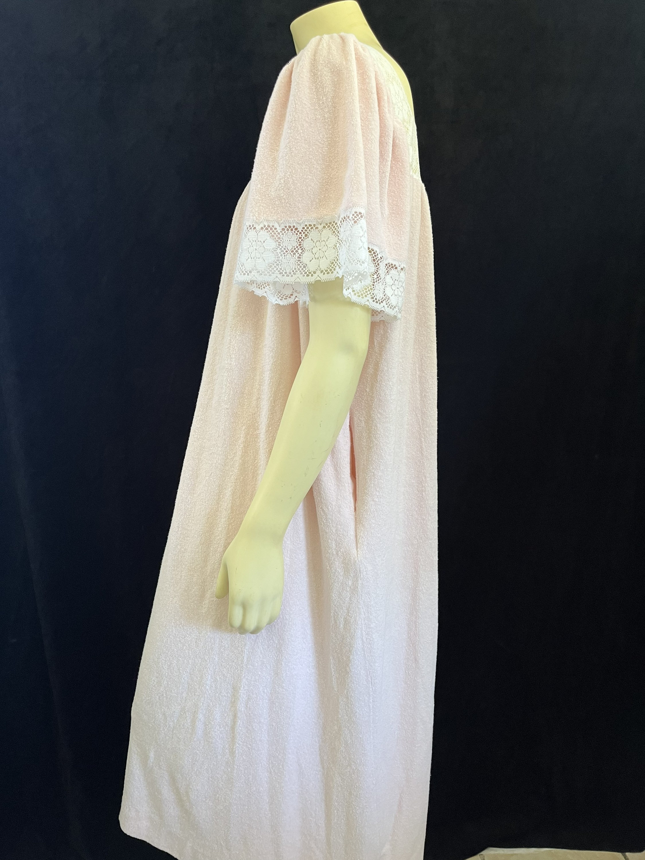 Women's Vintage 70s Pink Terry Cloth Bathing Suit Cover-up - Etsy
