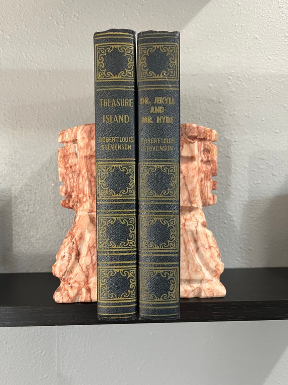 Vintage Aztec Mayan Red Marble Limestone Bookends Set of 2 - Etsy