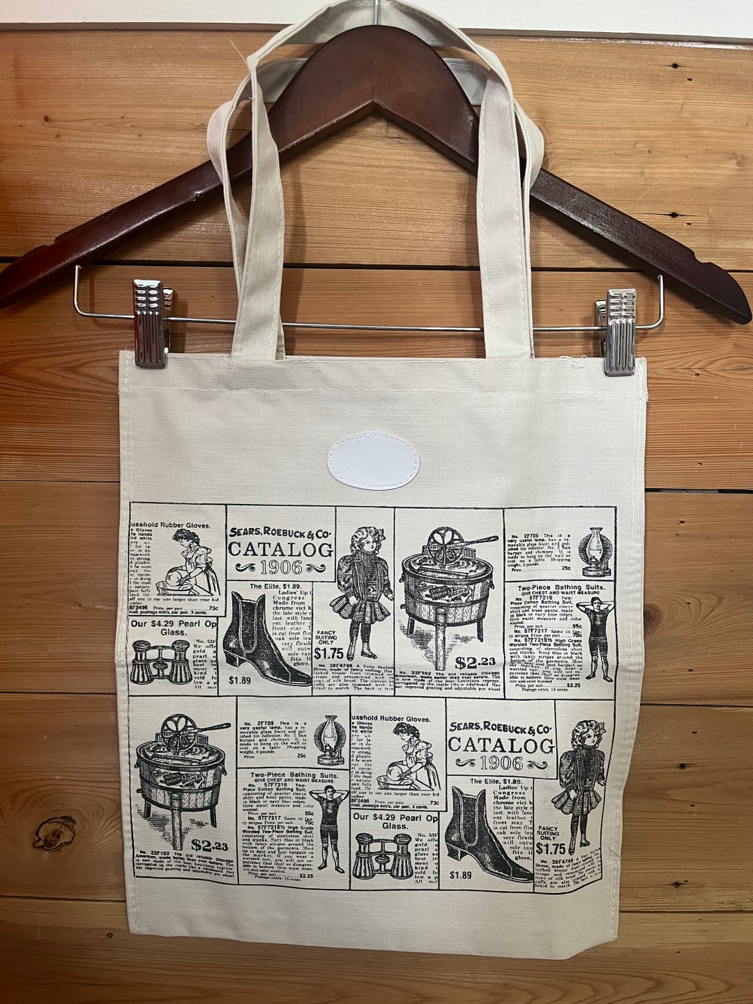 Vintage Sears Catalog Canvas Tote Bag - Etsy