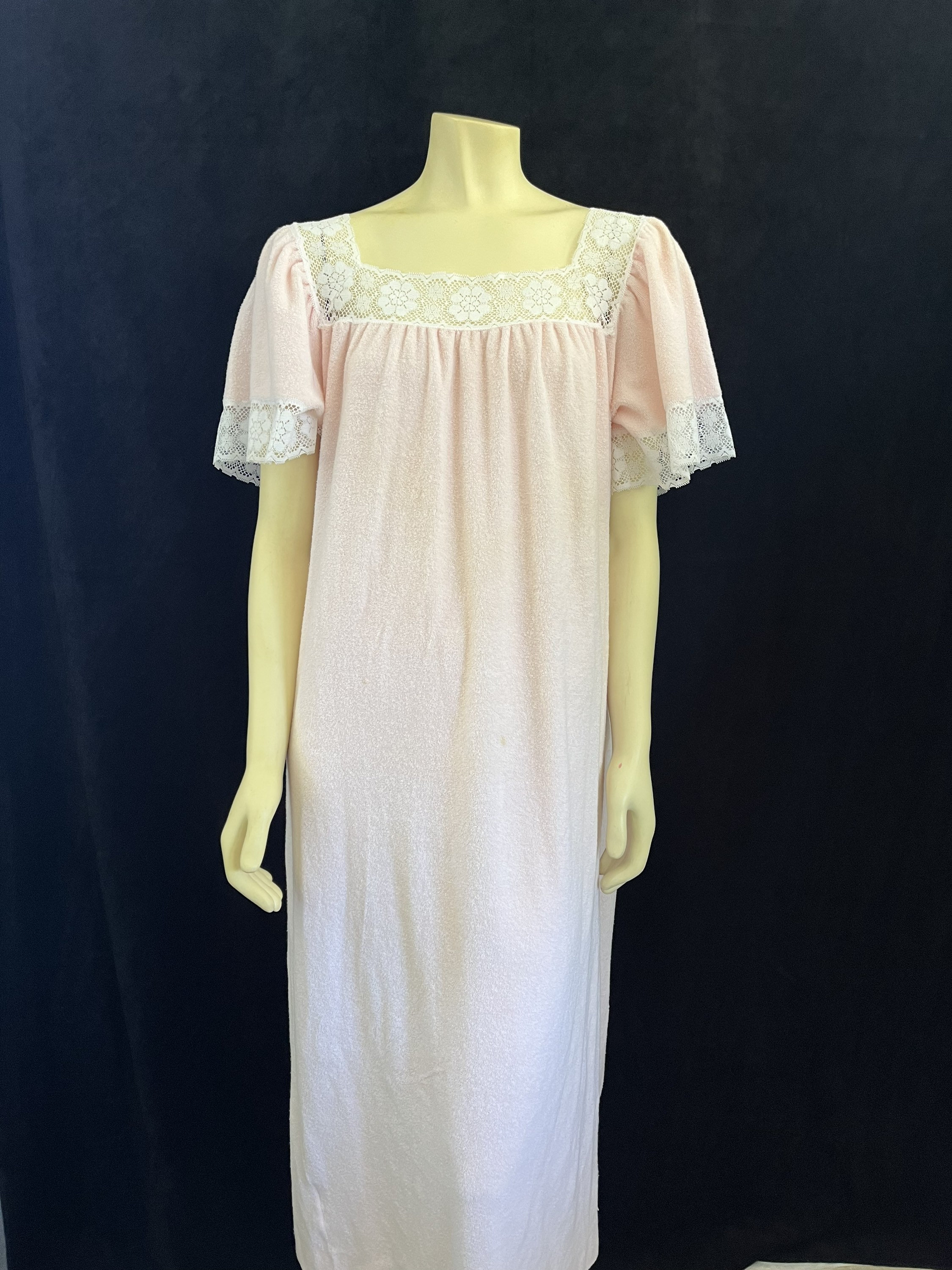 Women's Vintage 70s Pink Terry Cloth Bathing Suit Cover-up - Etsy