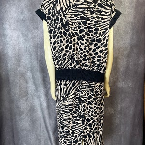 Vintage 80s 2 Piece Animal Print Set Size 14 - Etsy