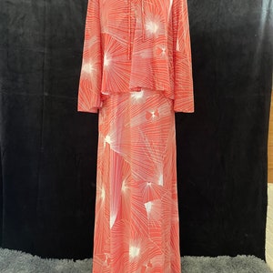 Vintage 70s Maxi Dress With Matching Jacket - Etsy