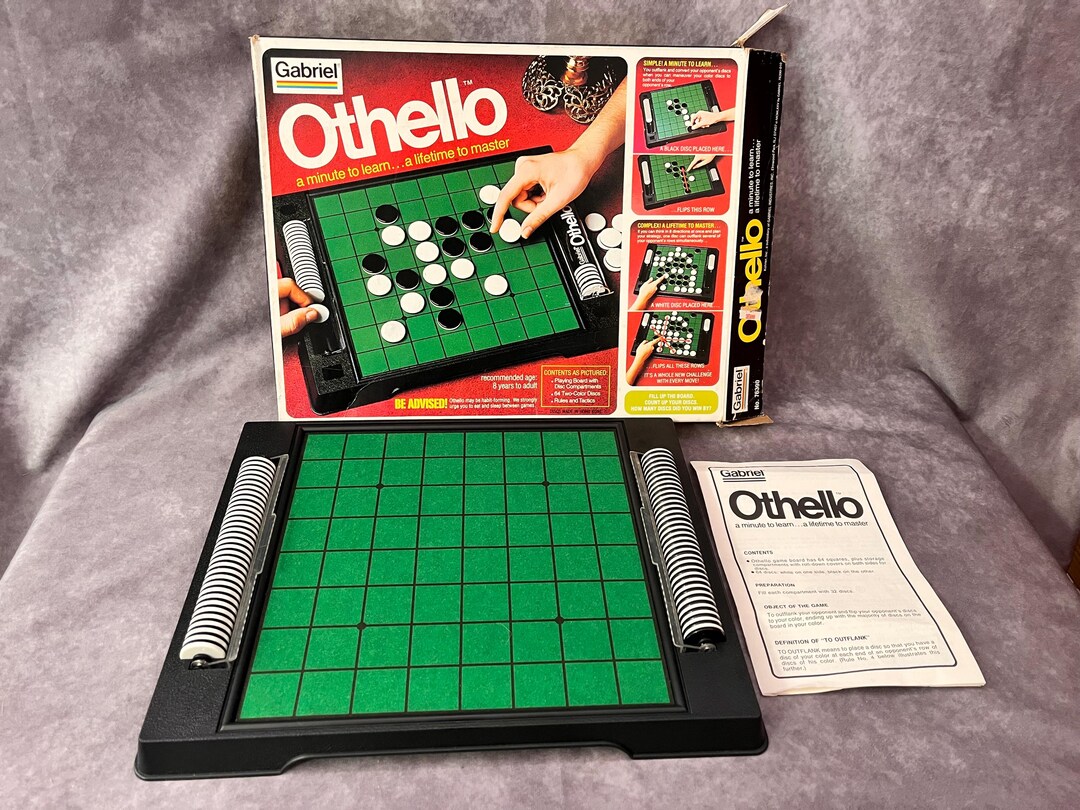 Vintage 1975 Othello Game * Complete - Etsy