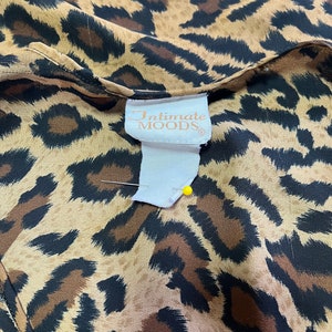 Vintage Leopard Print Nightie Lingerie M/L - Etsy