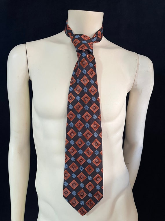 Vintage 1970s Super Wide Necktie - Gem