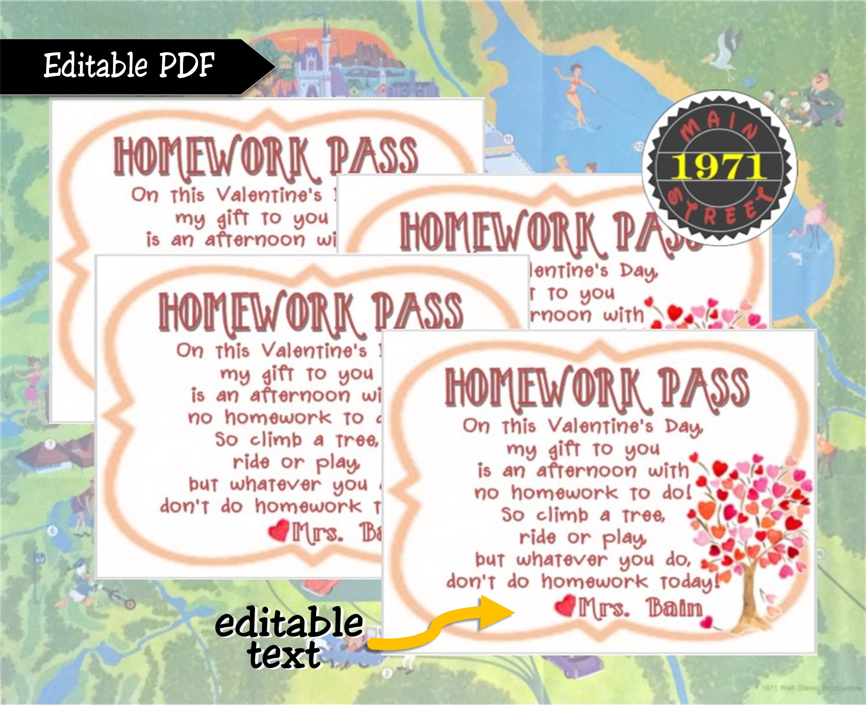 No Homework Tonight Pass