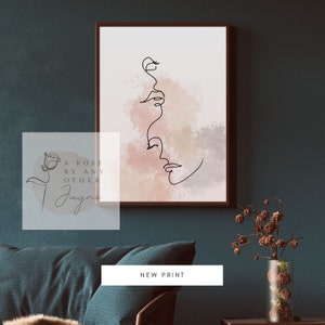 As Sisters - Single Line Drawing, Continuous Line Art of Women, Power ...