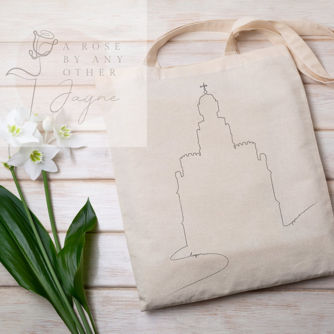 Logan, Utah LDS Temple - Single Line Art Continuous Line Drawing ...