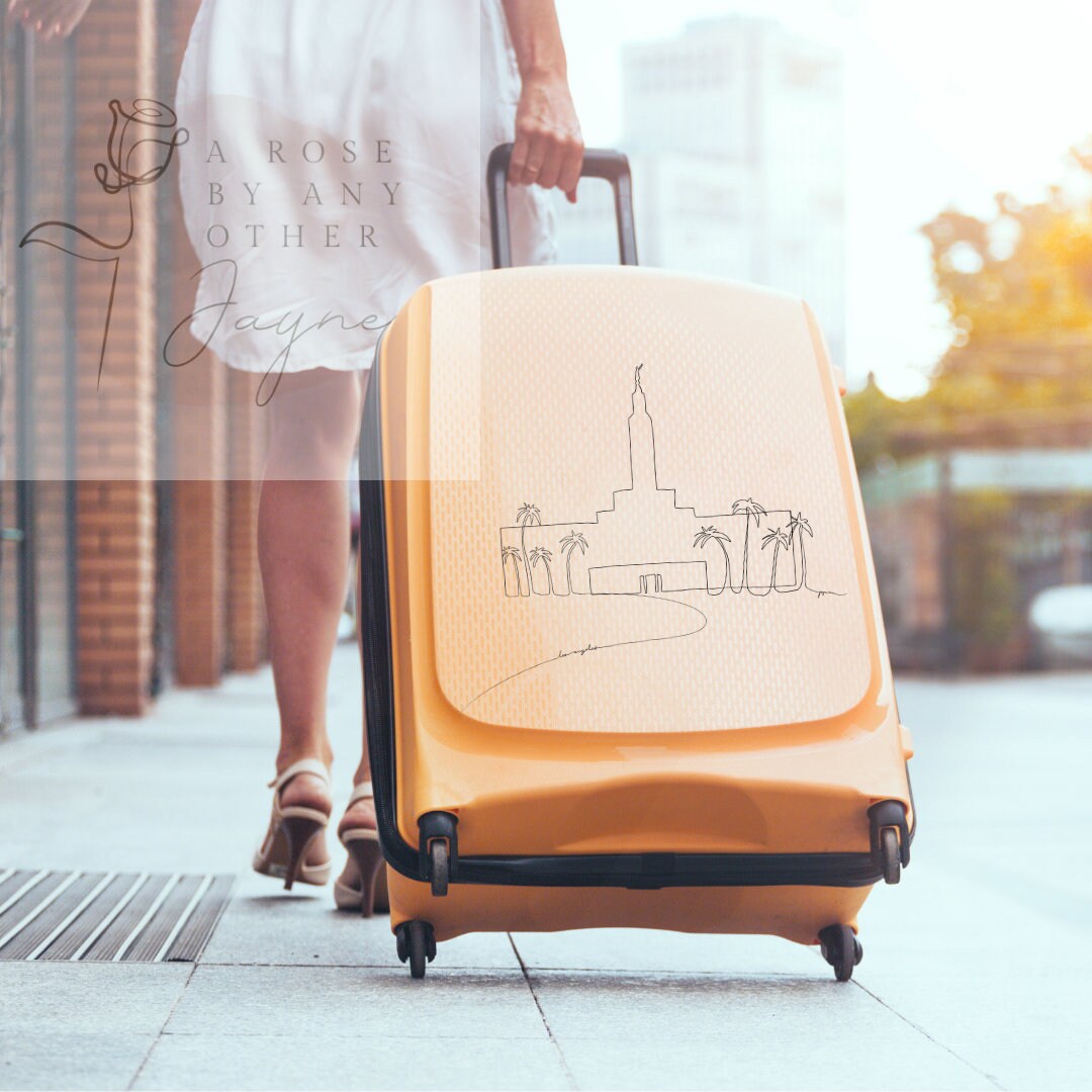 Los Angeles, California LDS Temple - Single Line Art, Continuous Line ...