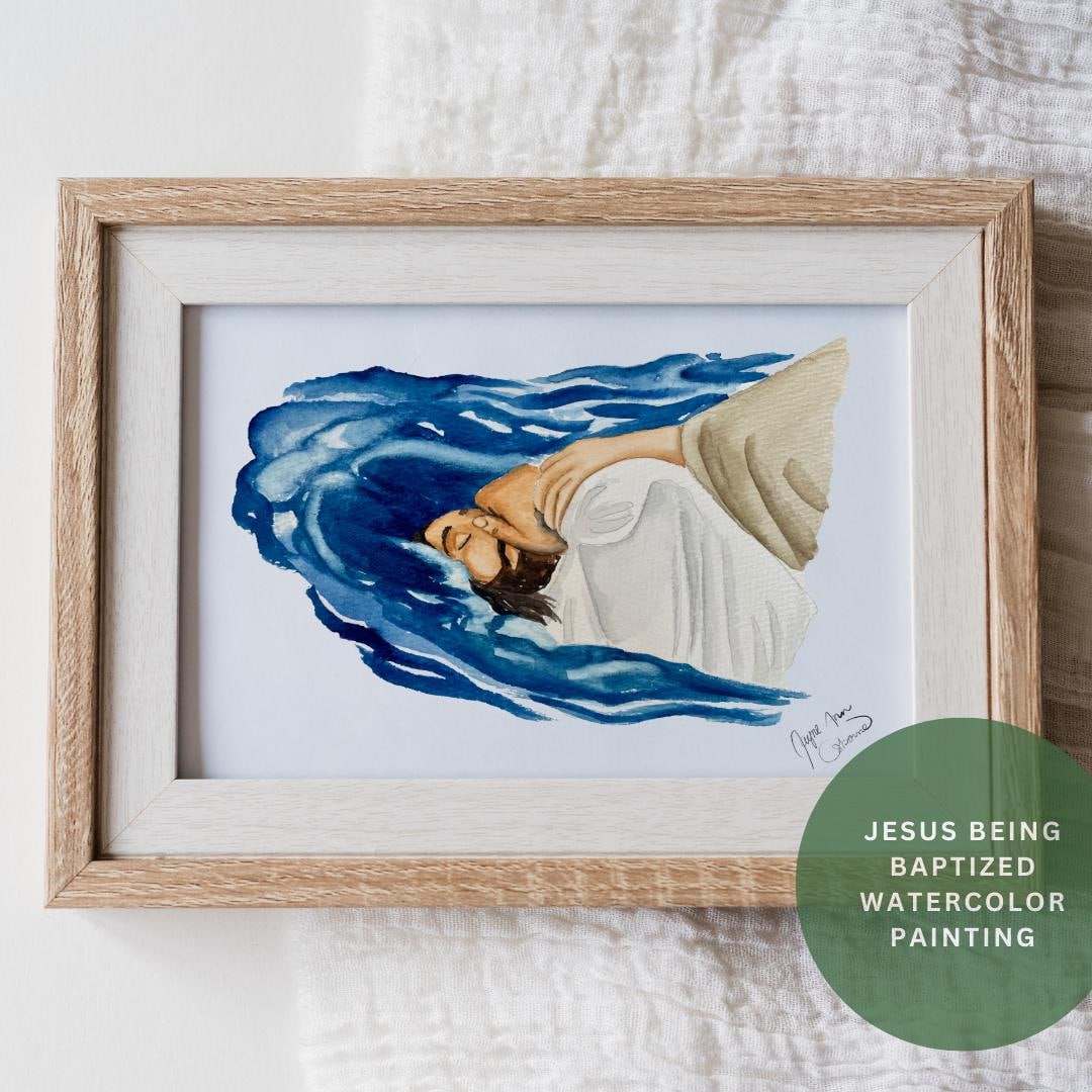Immersion | A Watercolor Painting of Jesus Christ Being Baptized by ...