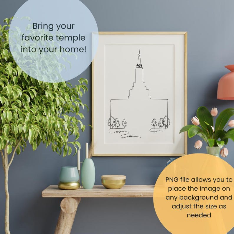 Orem, Utah LDS Temple Printable | Latter-day Saint Wall Art ...